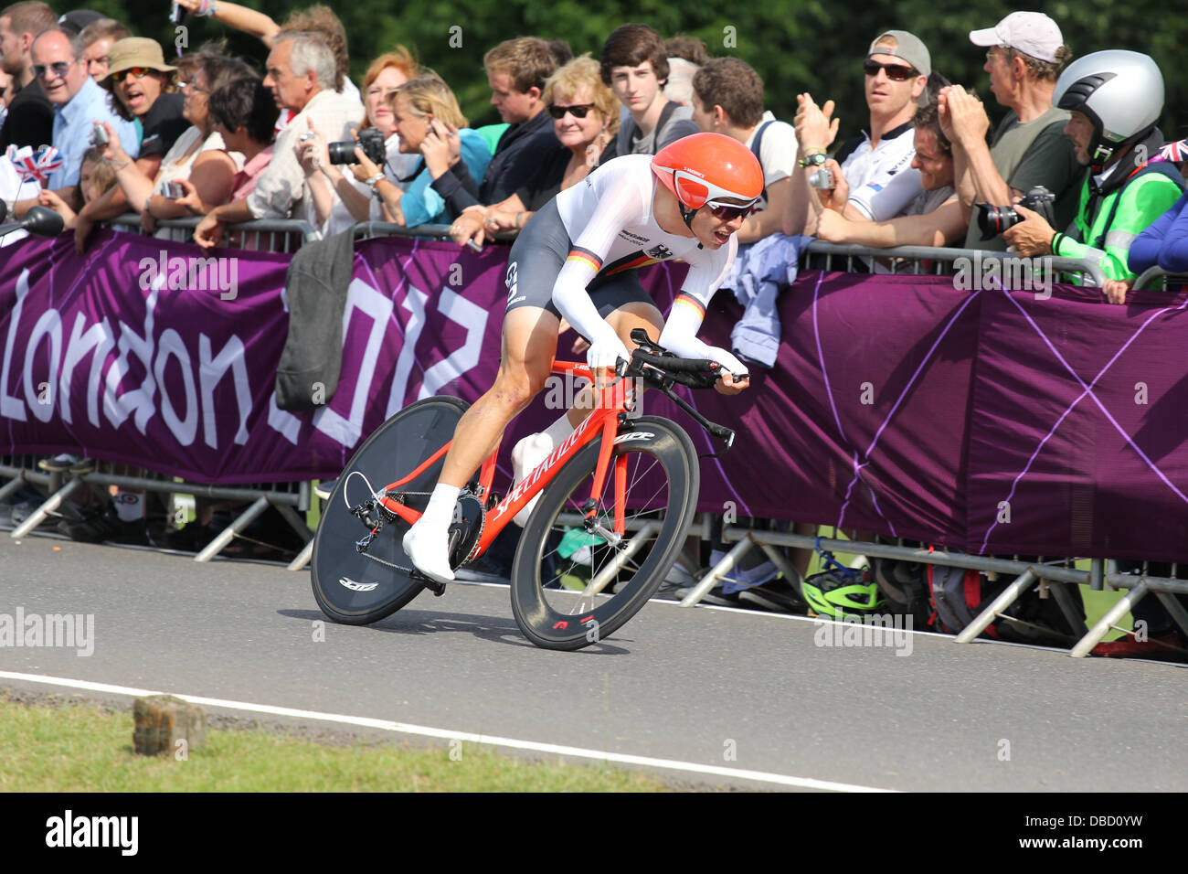 Olympics Cycling Time Trials Stock Photo - Alamy