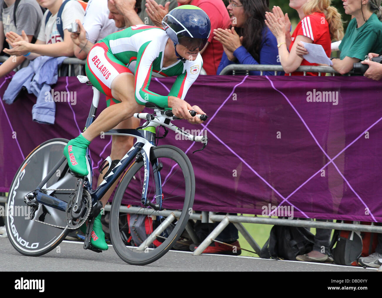 Olympics Cycling Time Trials Stock Photo - Alamy