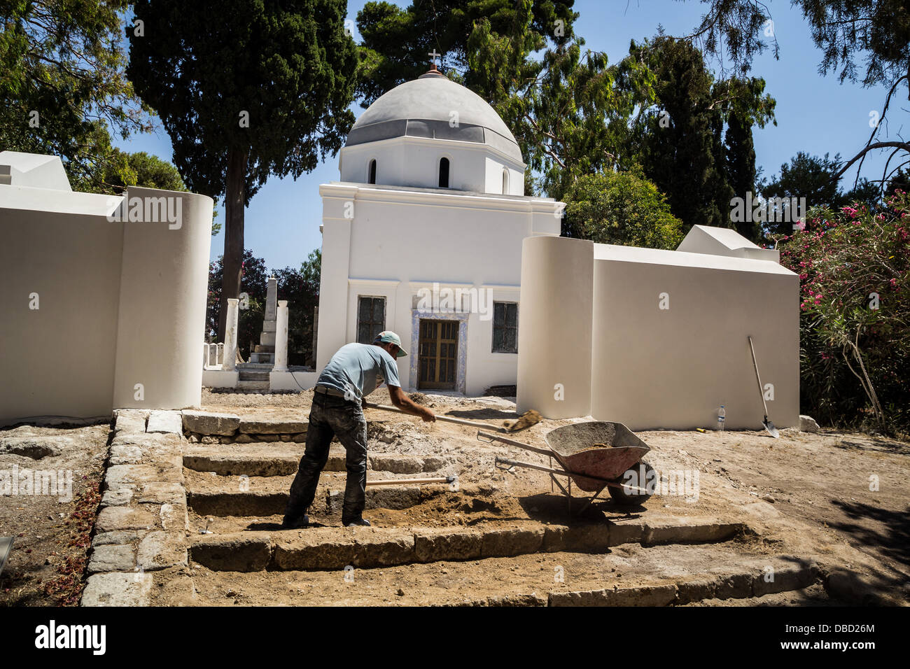 Greek laborer at work Stock Photo - Alamy