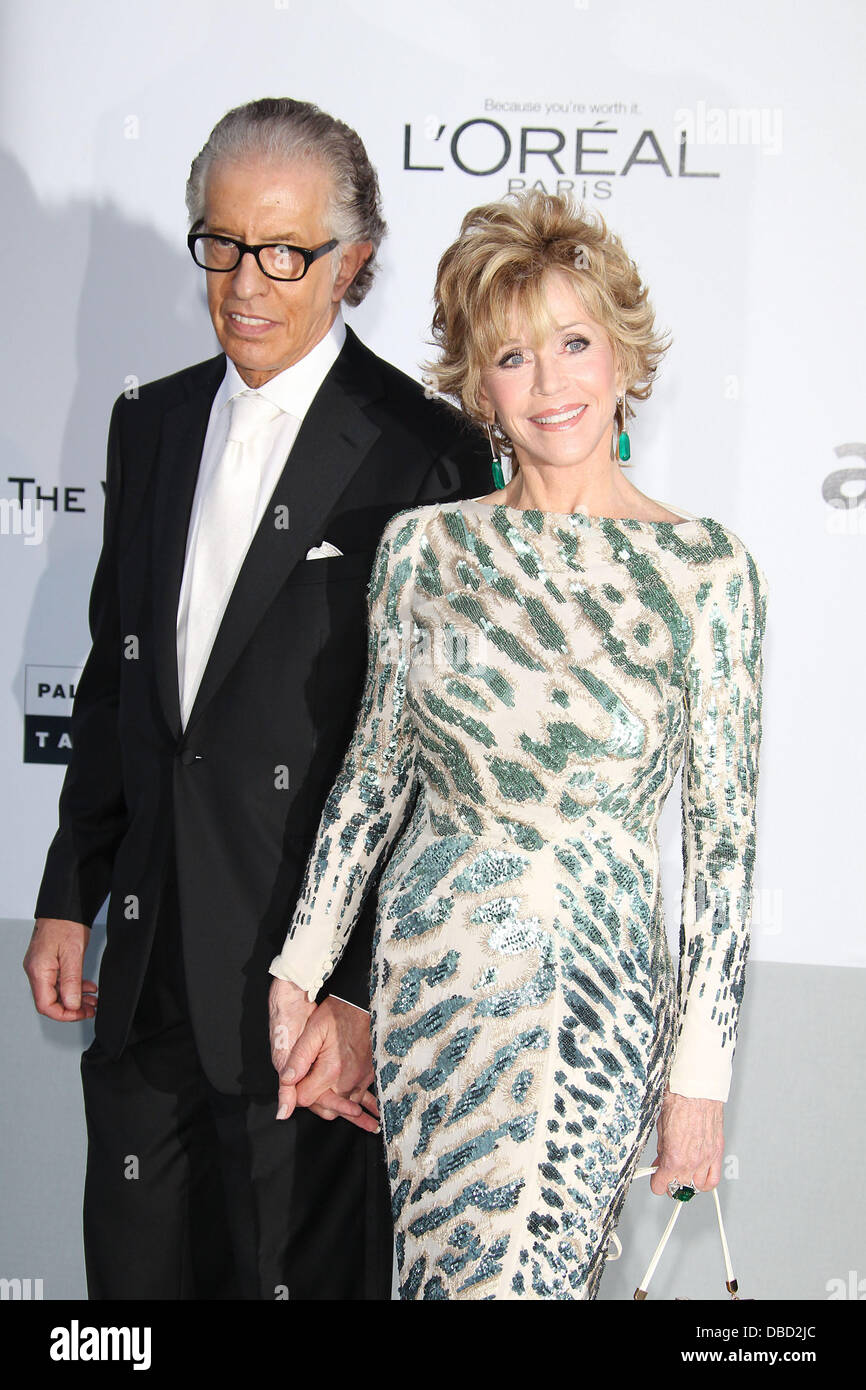 Actress Jane Fonda and Richard Perry 2011 Cannes International Film ...