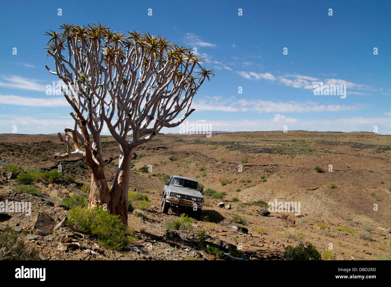 Driving the Dolomite ridges around the Fish River Canyon Stock Photo ...