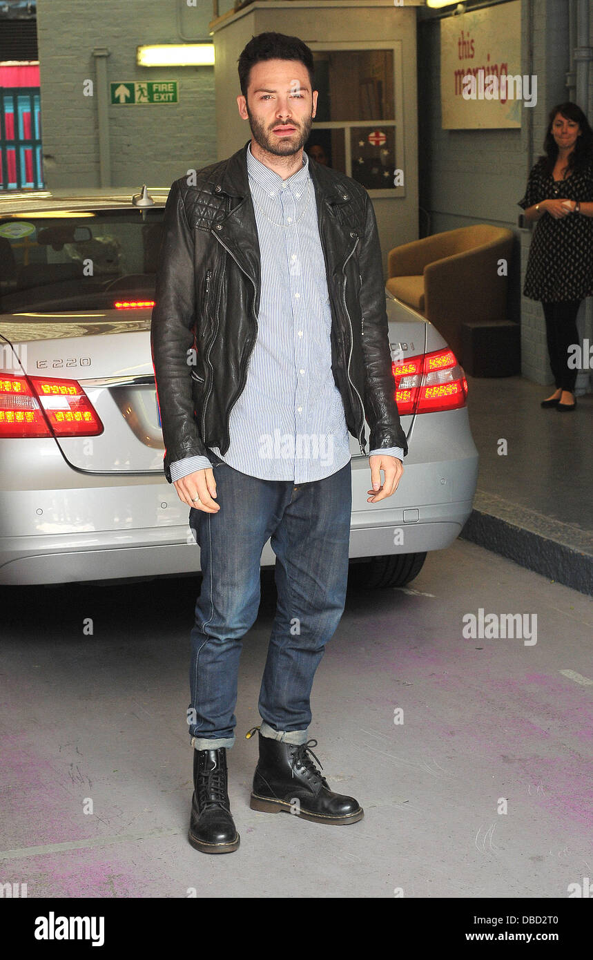 David Leon outside the ITV studios London, England - 20.05.11 Stock ...