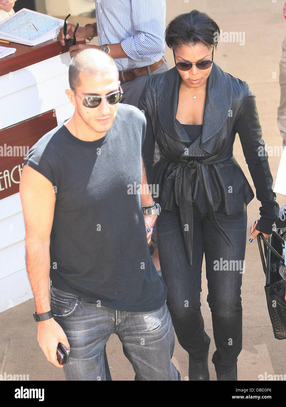 Janet Jackson and boyfriend Wissam Al Mana out and about during the ...