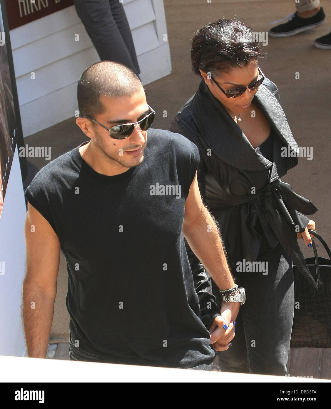 Janet Jackson and boyfriend Wissam Al Mana out and about during the ...