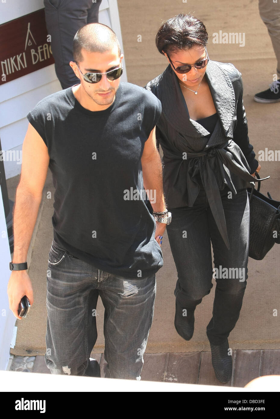 Janet Jackson and boyfriend Wissam Al Mana out and about during the ...