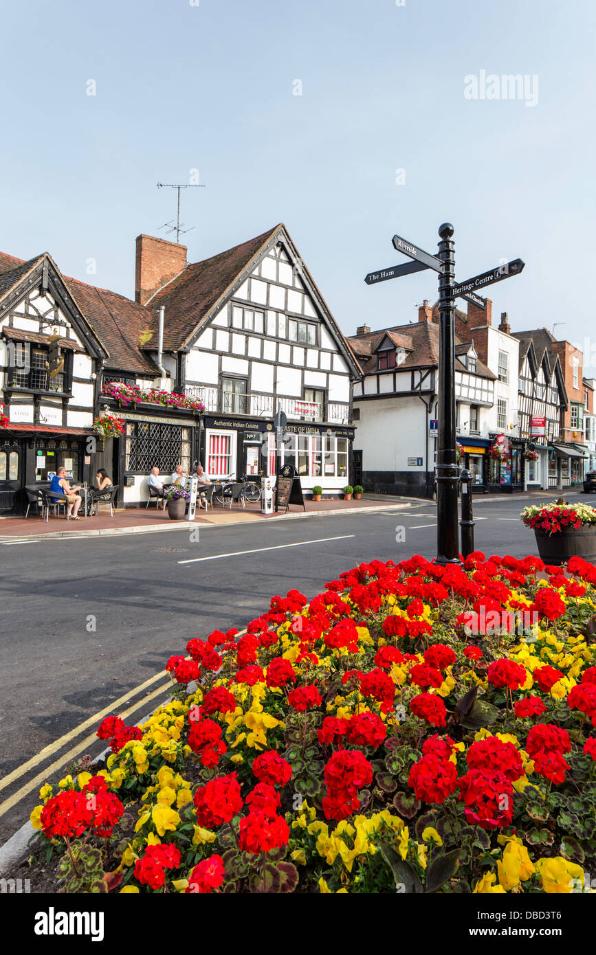Upton upon Severn's timber-framed buildings, Worcestershire, England ...