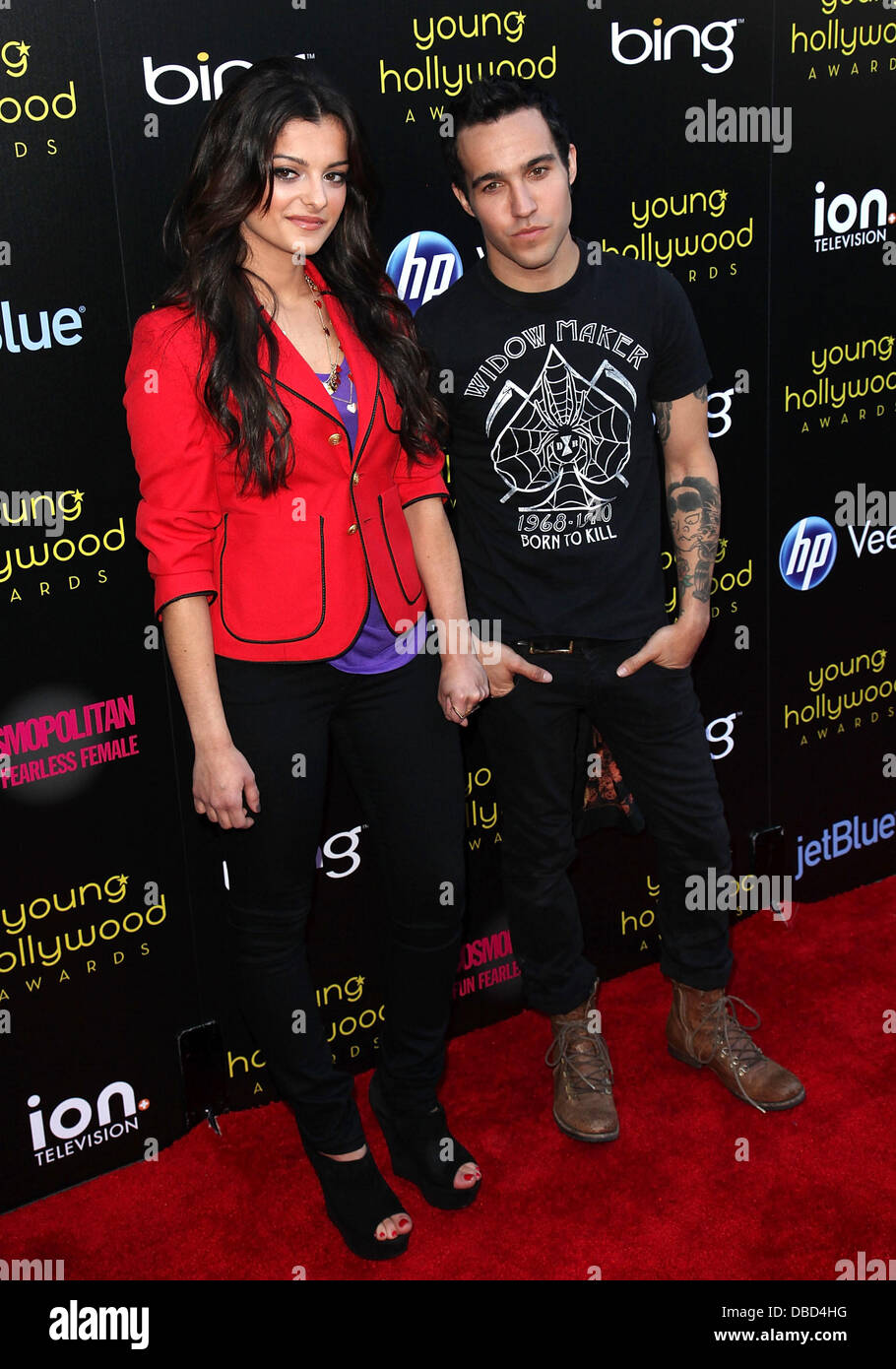 Singer Bebe Rex and musician Peter Wentz The 13th Annual Young ...