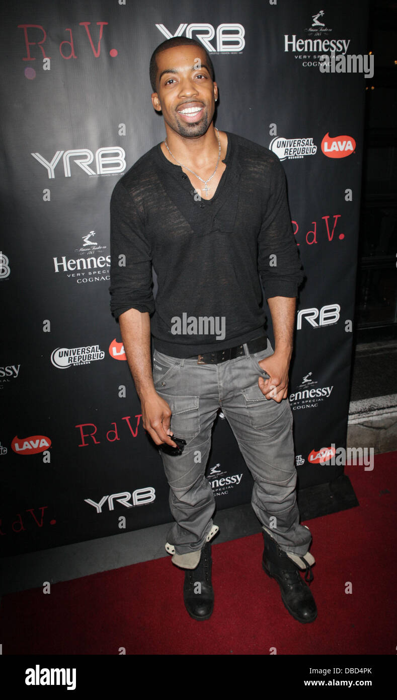J. Harris attends YRB magazine issue release party at RDV New York City ...