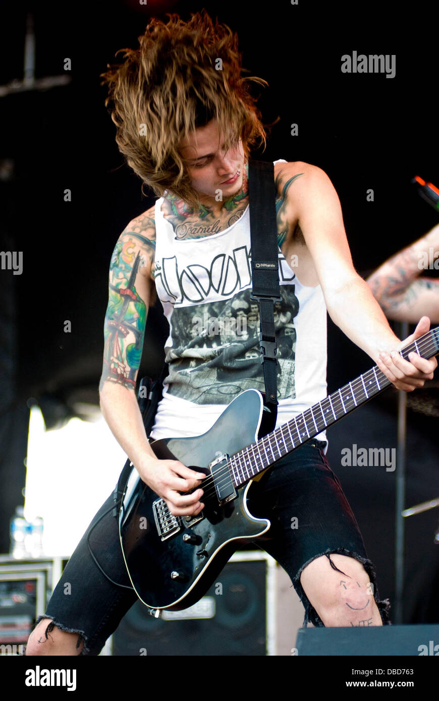 Asking Alexandria Rock On The Range 2011 at Crew Stadium - Day 1 ...