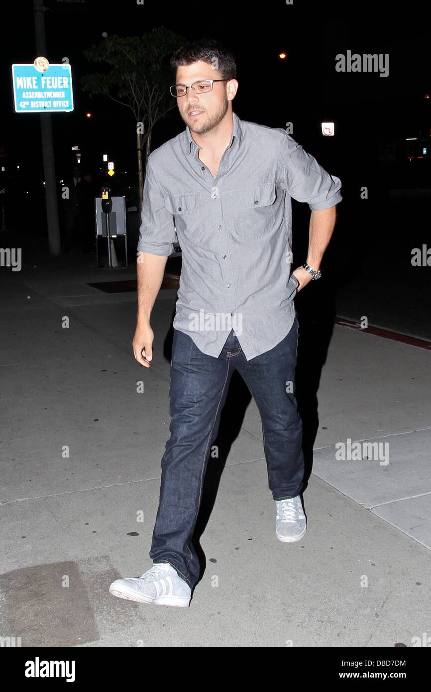 Jerry Ferrara arriving at BOA Steakhouse in West Hollywood Los Angeles ...