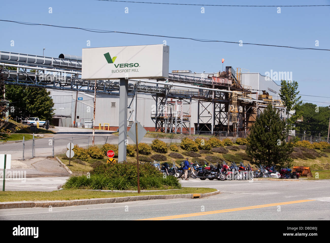 Pulp and paper mill maine hi-res stock photography and images - Alamy