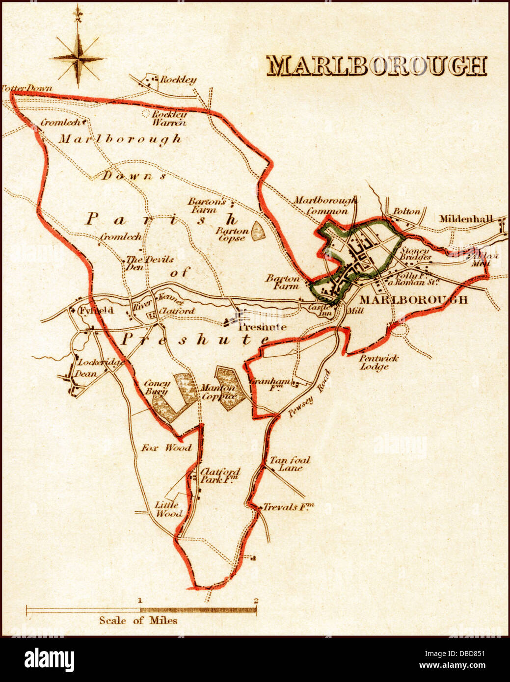 Map Of Marlborough High Resolution Stock Photography and Images - Alamy