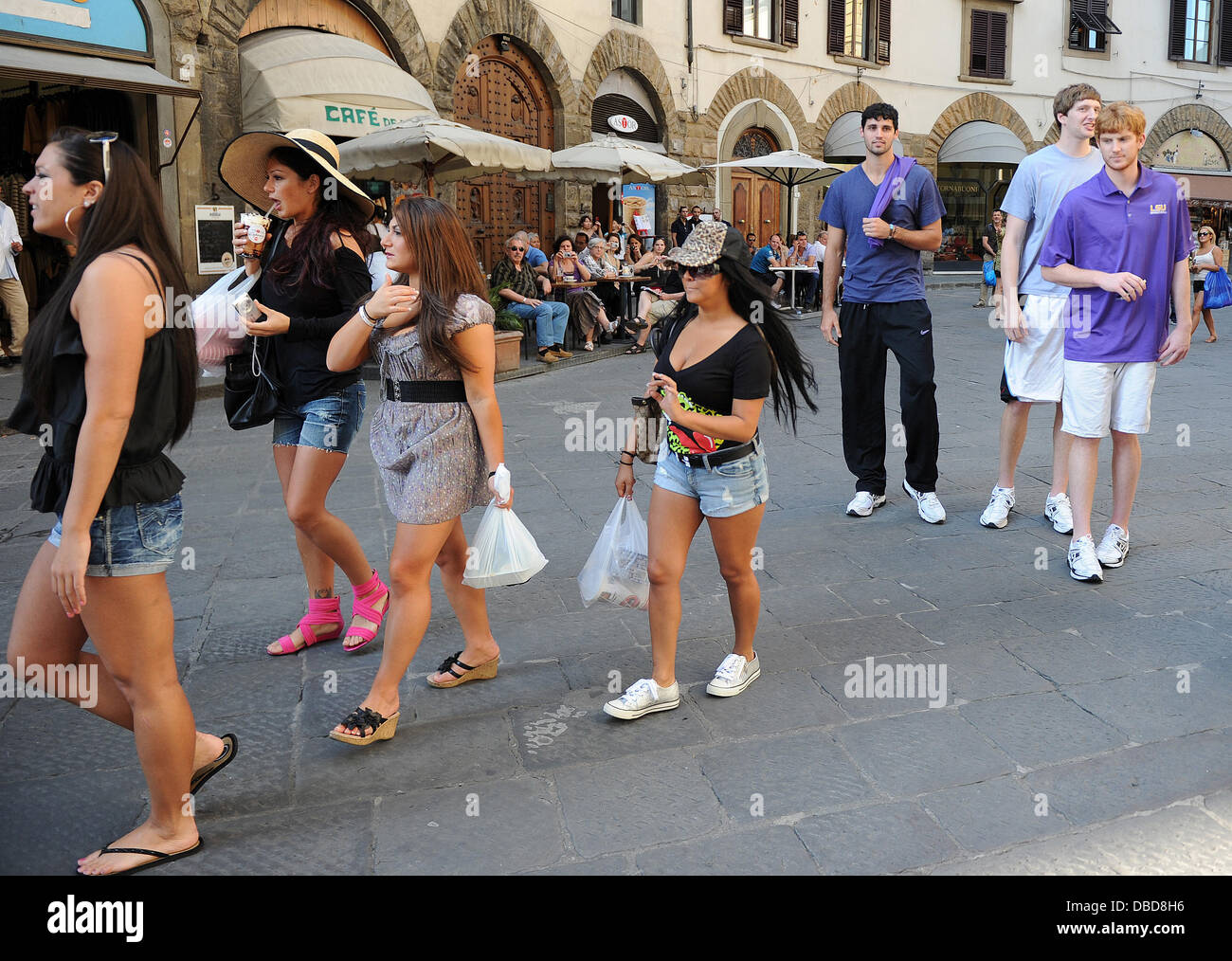 Jenni "JWoww" Farley, Deena Nicole Cortese, Nicole "Snooki" Polizzi and ...