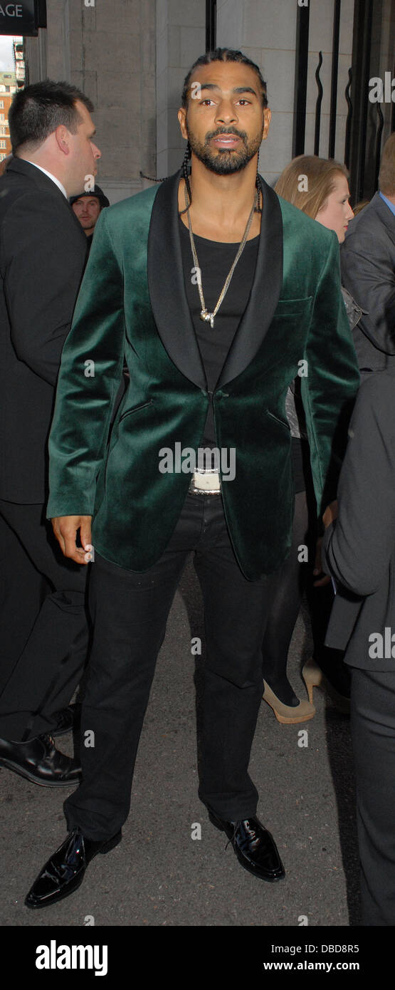 David Haye 2011 Philips British Academy Television Awards (BAFTAs) held ...