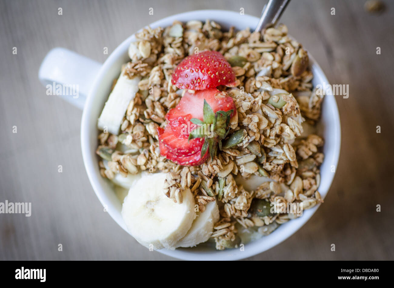 Muesli breakfast cereal Stock Photo - Alamy
