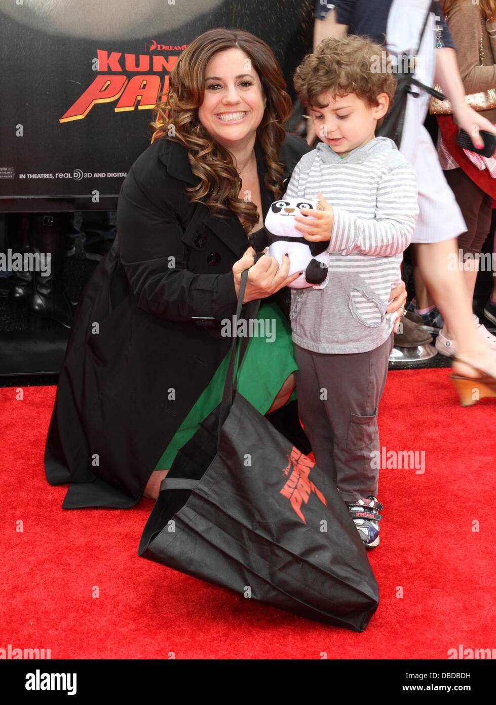 Marissa Jaret Winokur and Zev Miller Los Angeles premiere of 'Kung Fu ...