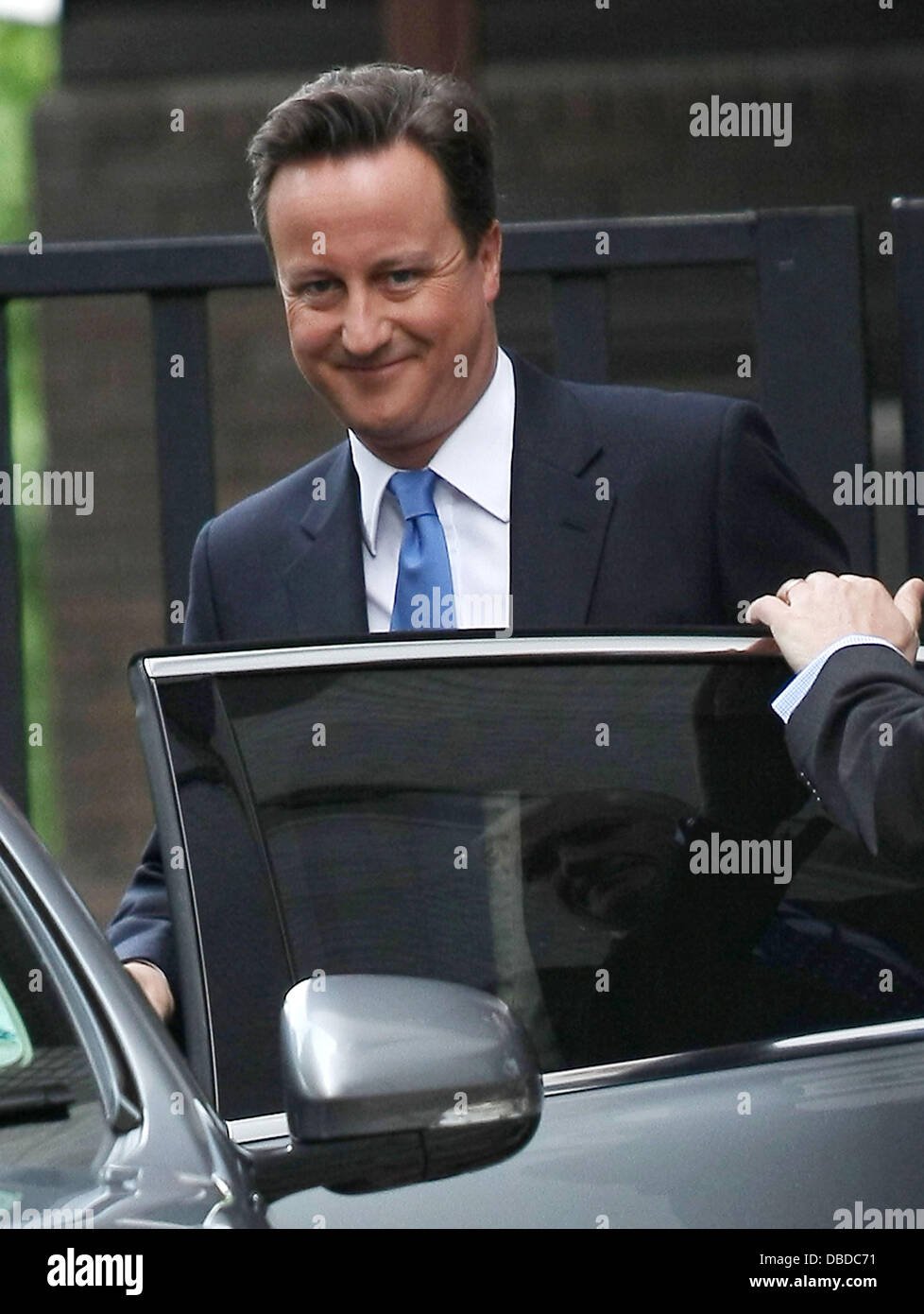 Prime Minister David Cameron at the ITV studios London, England - 23.05 ...