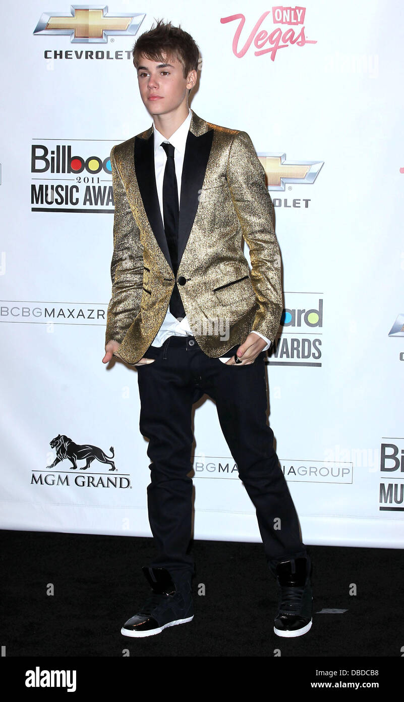Justin Bieber The 2011 Billboard Music Awards at MGM Grand Garden Arena ...