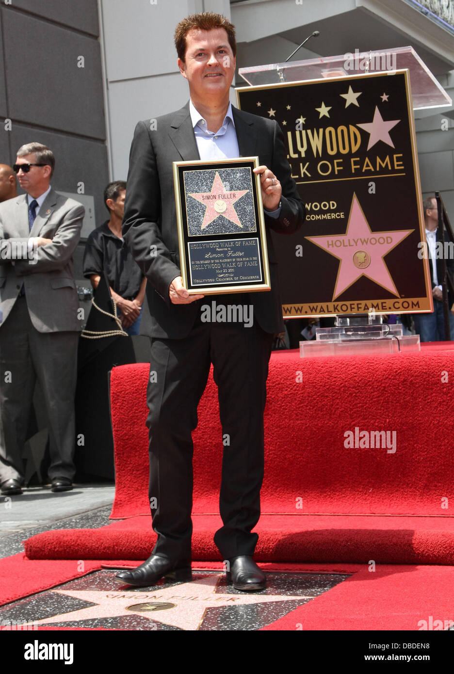 Simon Fuller Simon Fuller receives a star on the Hollywood Walk of Fame ...