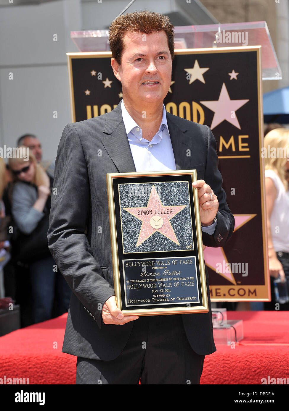 Simon Fuller Simon Fuller receives a star on the Hollywood Walk of Fame ...