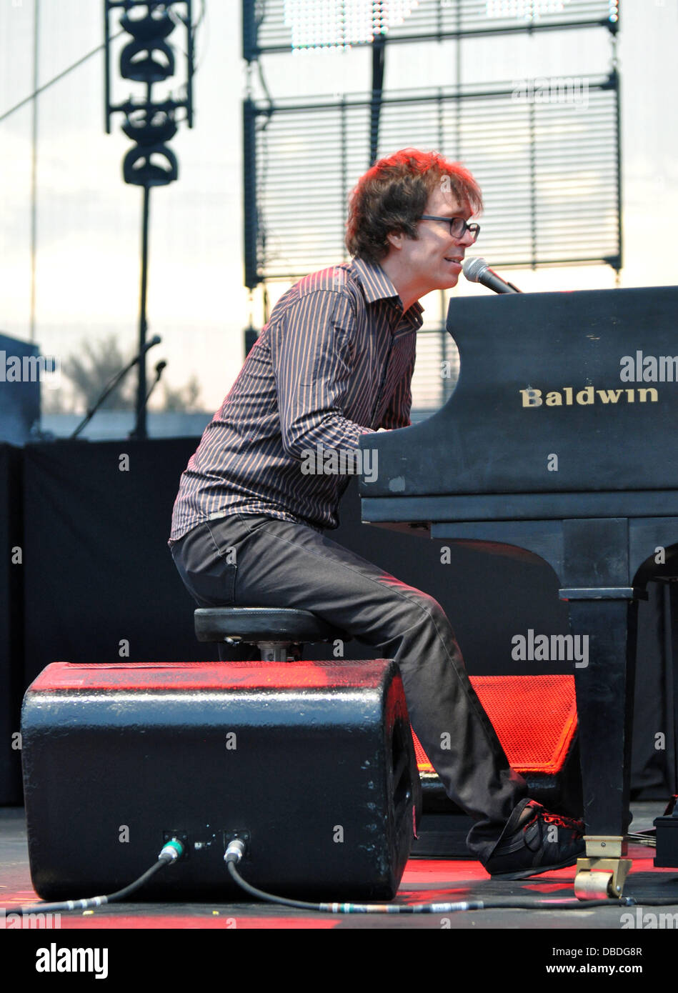 Raleigh, North Carolina, USA. 27th July, 2013. Singer and pianist BEN ...
