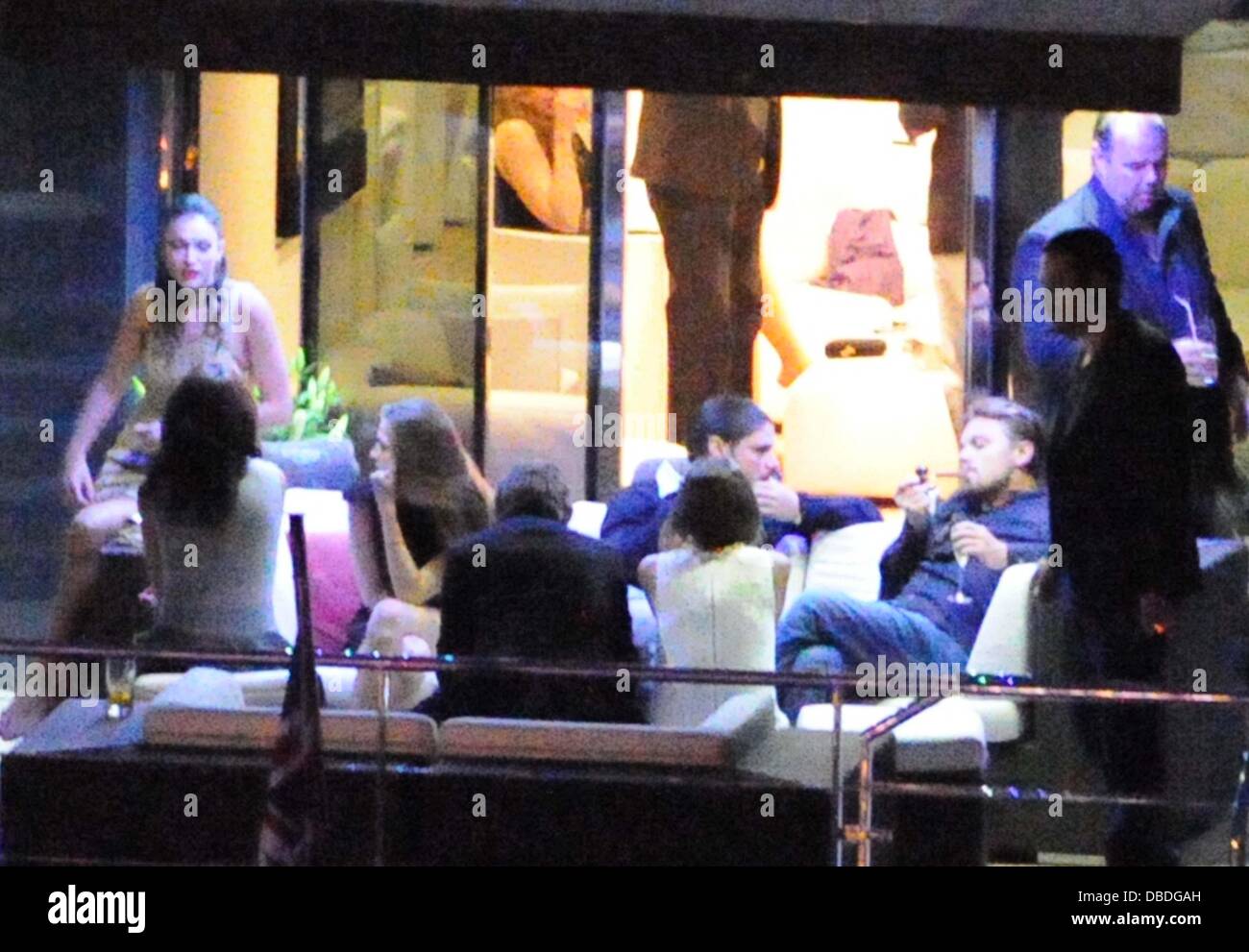 Leonardo DiCaprio relaxes with friends while cruising on a yacht in ...