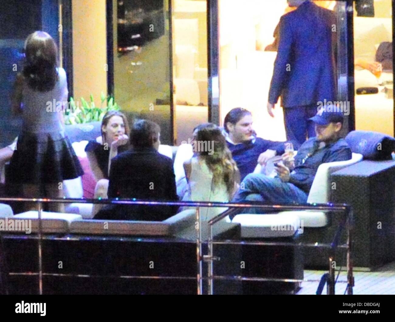 Leonardo DiCaprio relaxes with friends while cruising on a yacht in ...