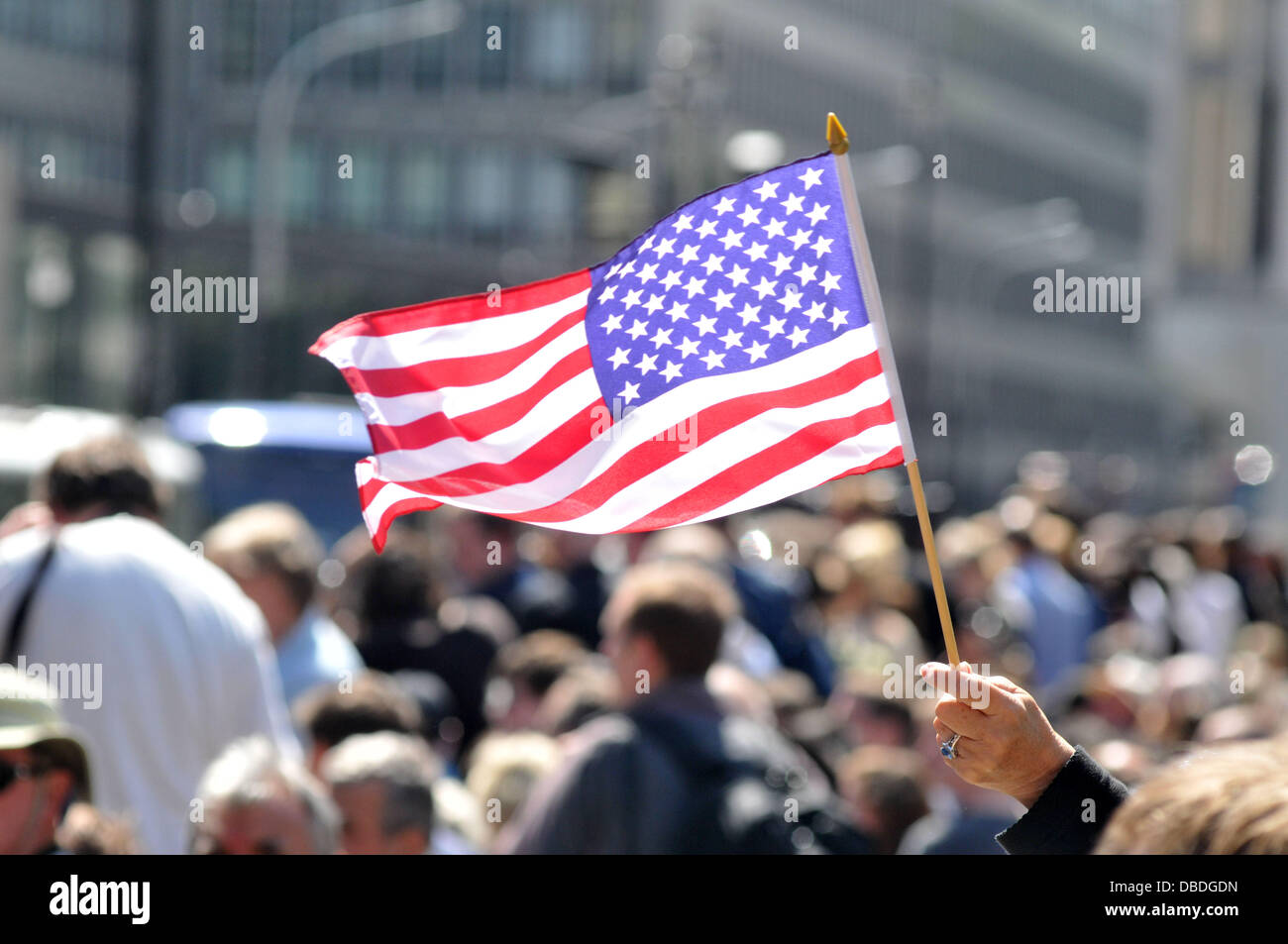 Atmosphere President Barack Obama and first lady Michelle Obama during ...