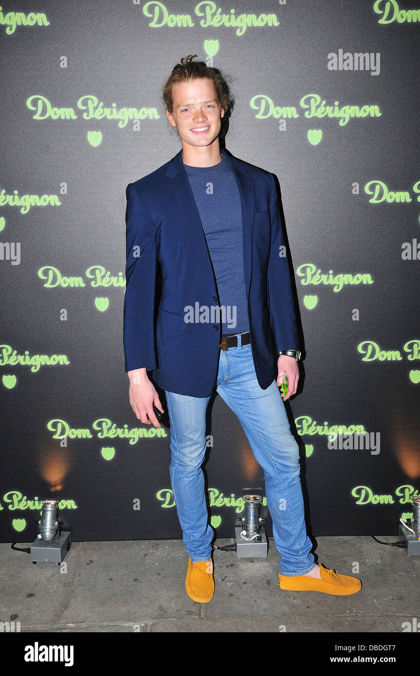 Fredrik Ferrier, at the launch of Dom Perignon's Luminous Label at One ...