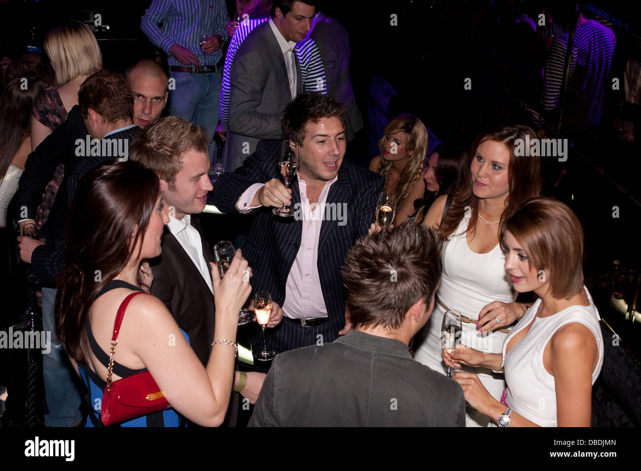 Ben Clarke, The Apprentice cast party at Amika, Kensington Highstreet ...