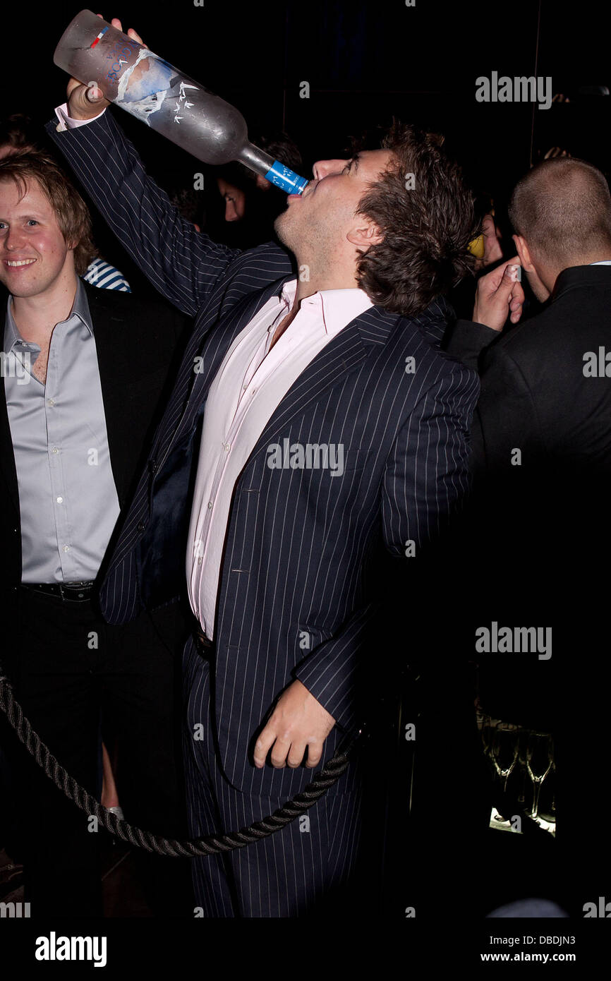 Ben Clarke, The Apprentice cast party at Amika, Kensington Highstreet ...