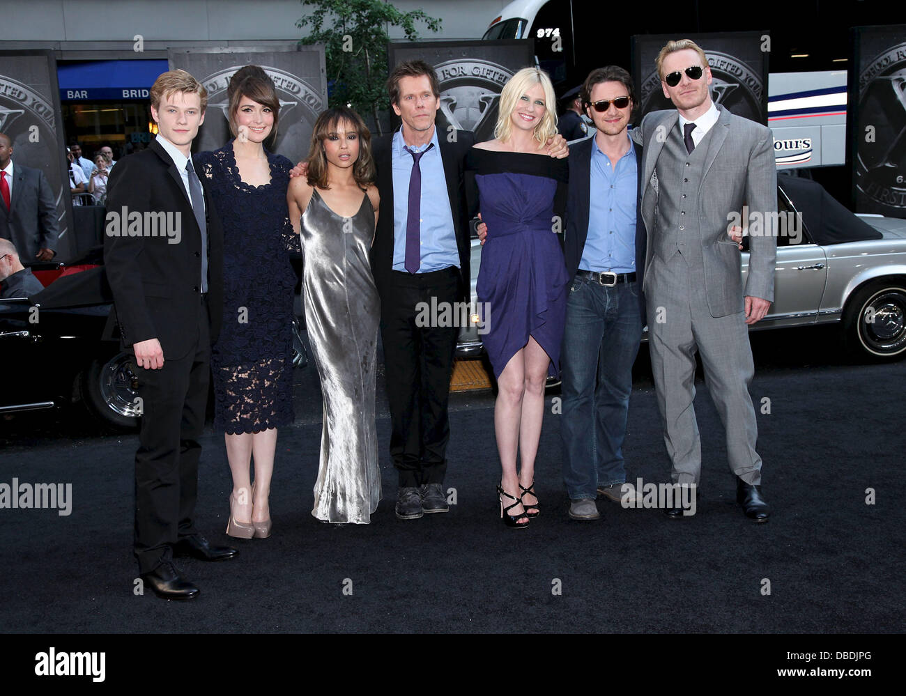 Lucas Till, Rose Byrne, Zoe Kravitz, Kevin Bacon, January Jones, James ...