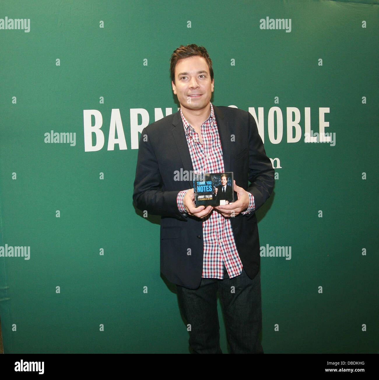 Jimmy Fallon at a book signing for his new book Thank You Notes at ...
