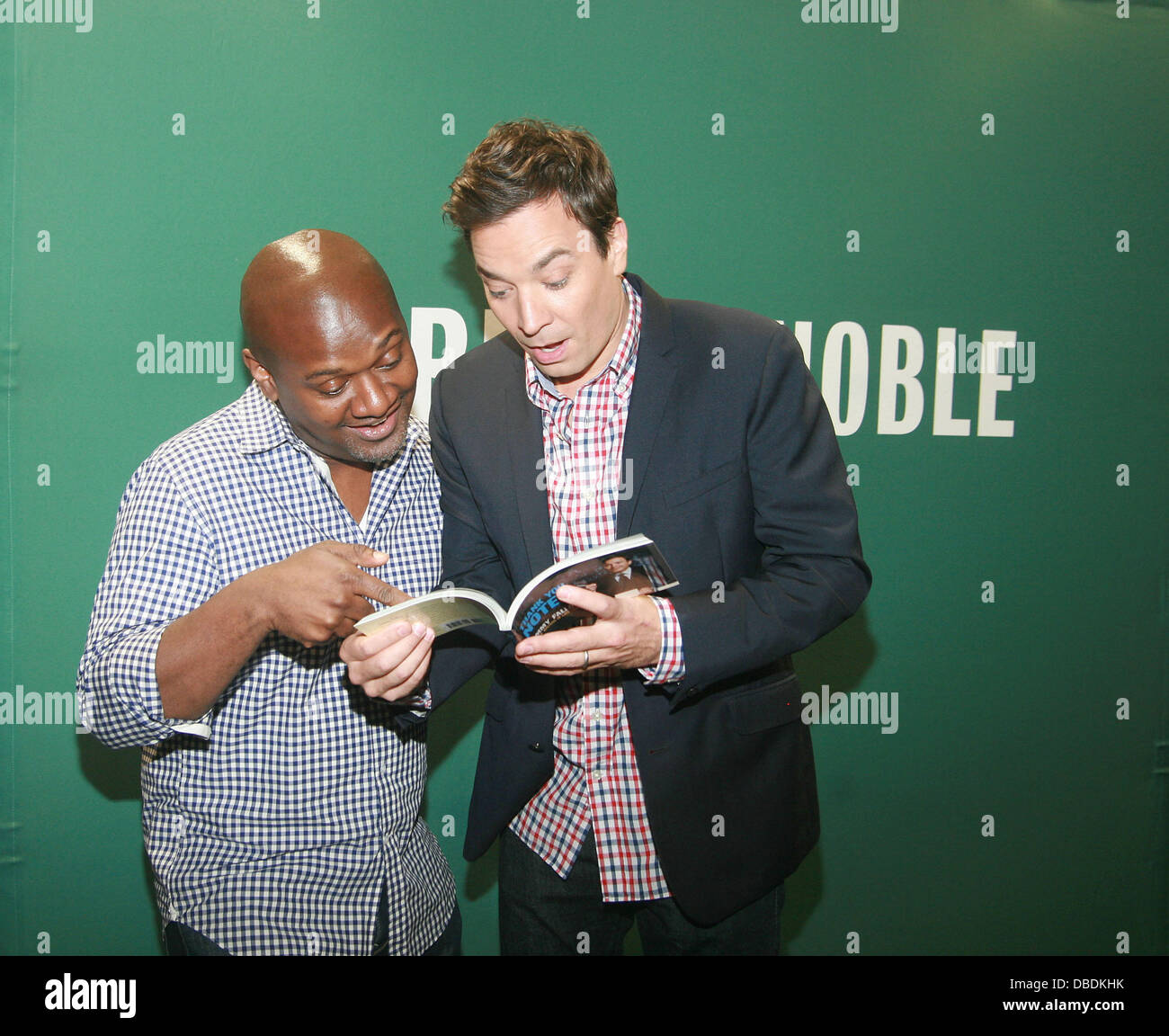 Jimmy Fallon at a book signing for his new book Thank You Notes at ...
