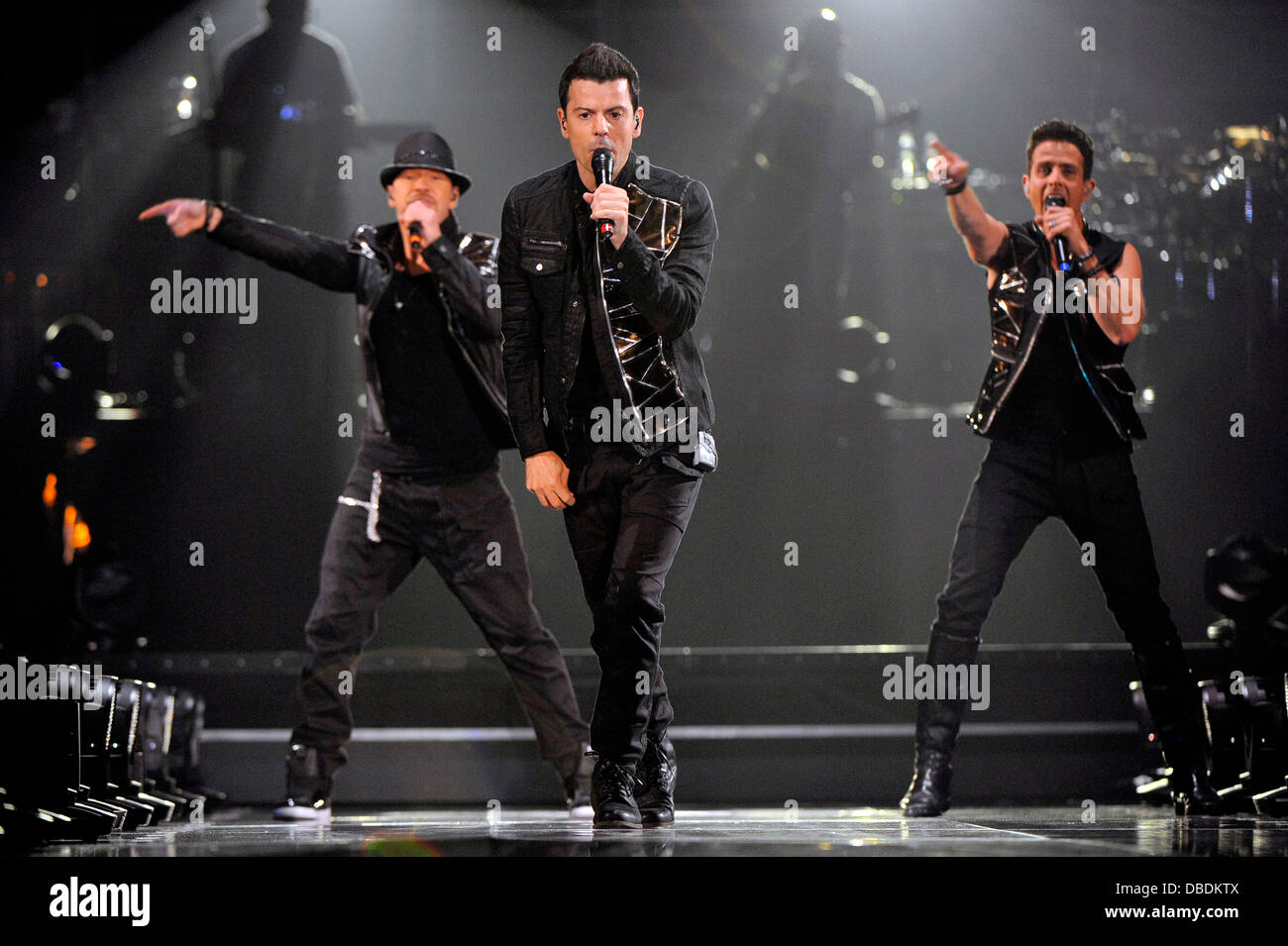 Jordan Knight of New Kids on the Block performing live in concert on ...