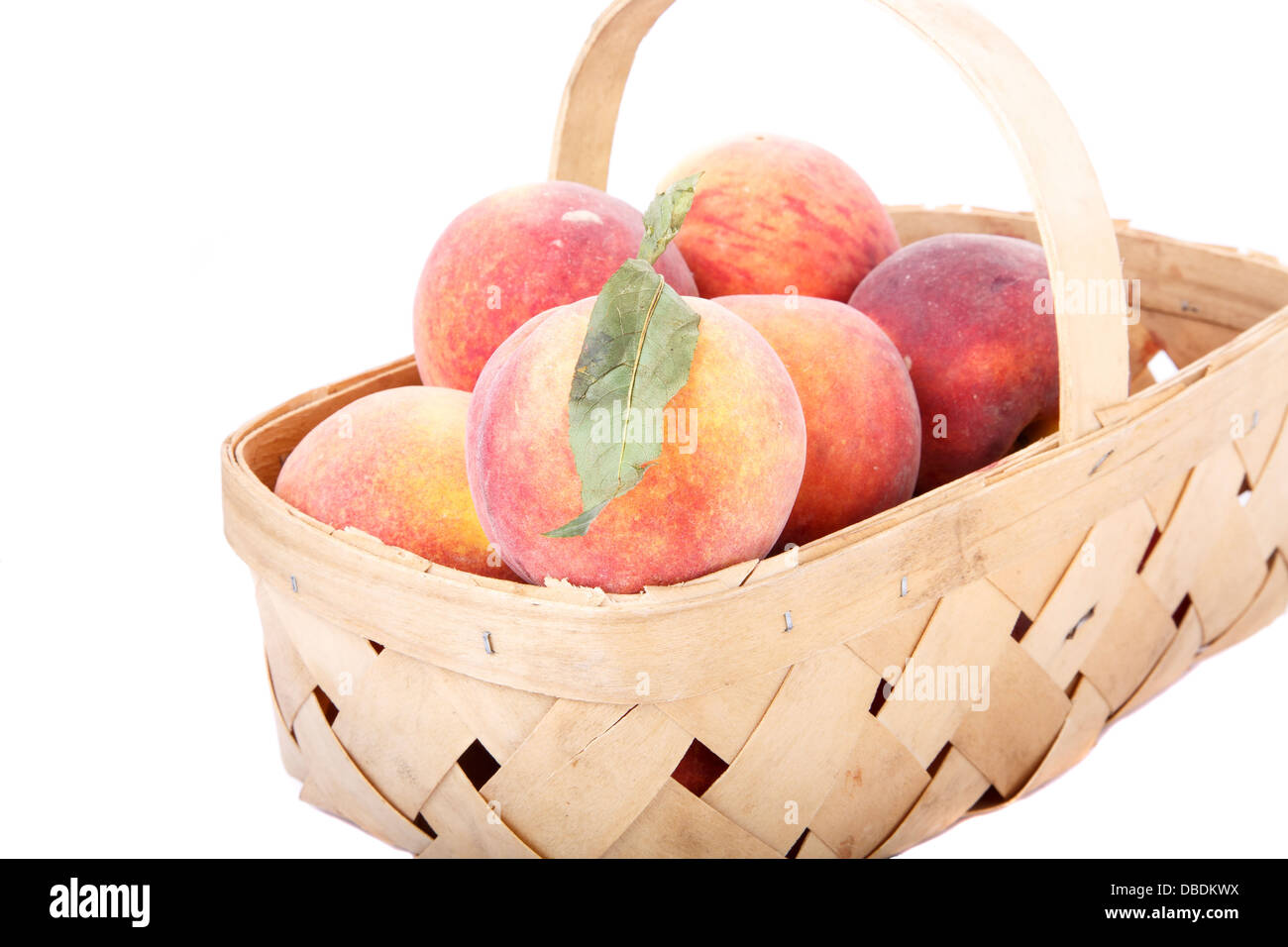 Peach basket hi-res stock photography and images - Alamy