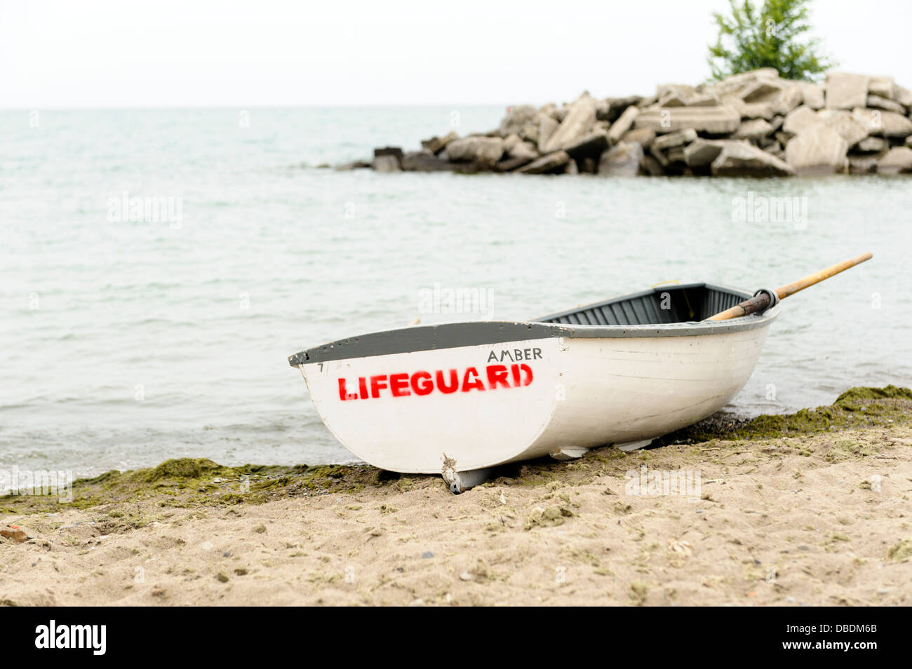 Life guard boat hi-res stock photography and images - Alamy