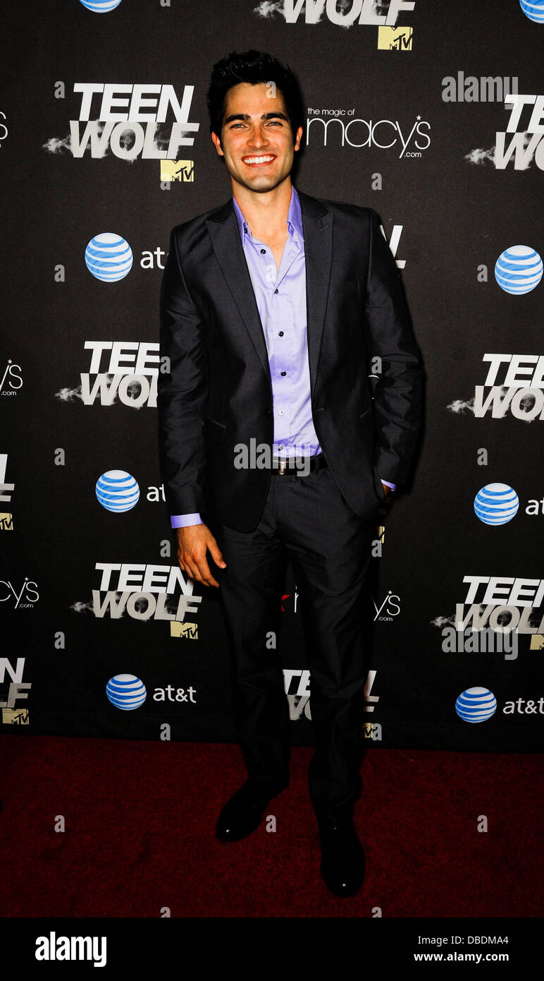 Tyler Hoechlin MTV's "Teen Wolf" Premiere at the Roosevelt Hotel ...