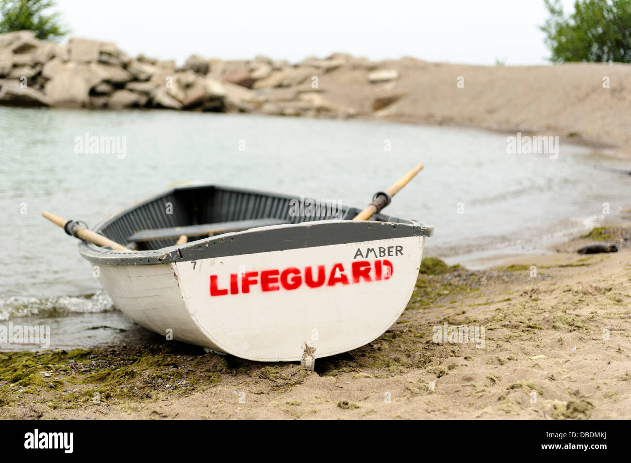 Life guard boat hi-res stock photography and images - Alamy