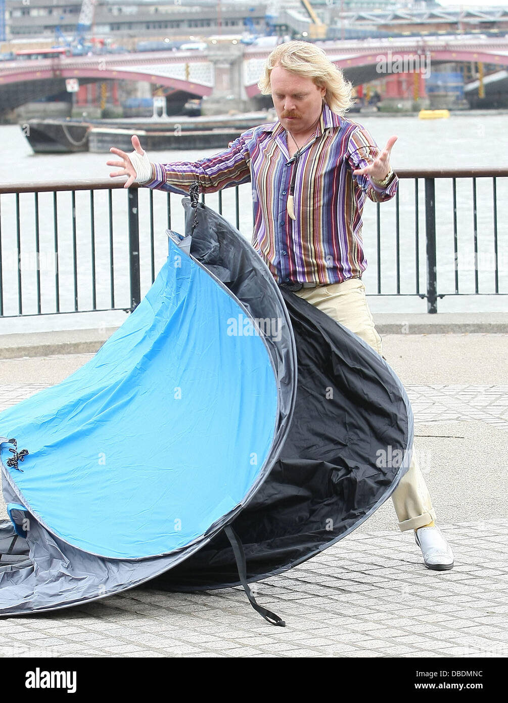 Keith Lemon (real name Leigh Francis) celebrities outside the ITV ...