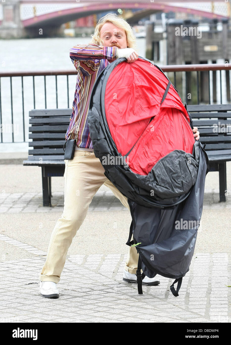 Keith Lemon (real name Leigh Francis) celebrities outside the ITV ...