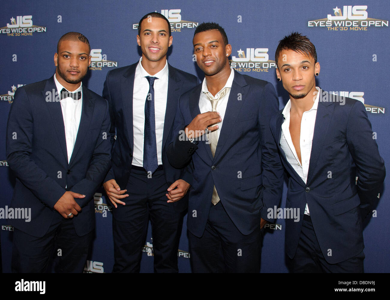 Jonathan Gill aka JB, Marvin Humes, Oritse Williams and Aston Merrygold ...
