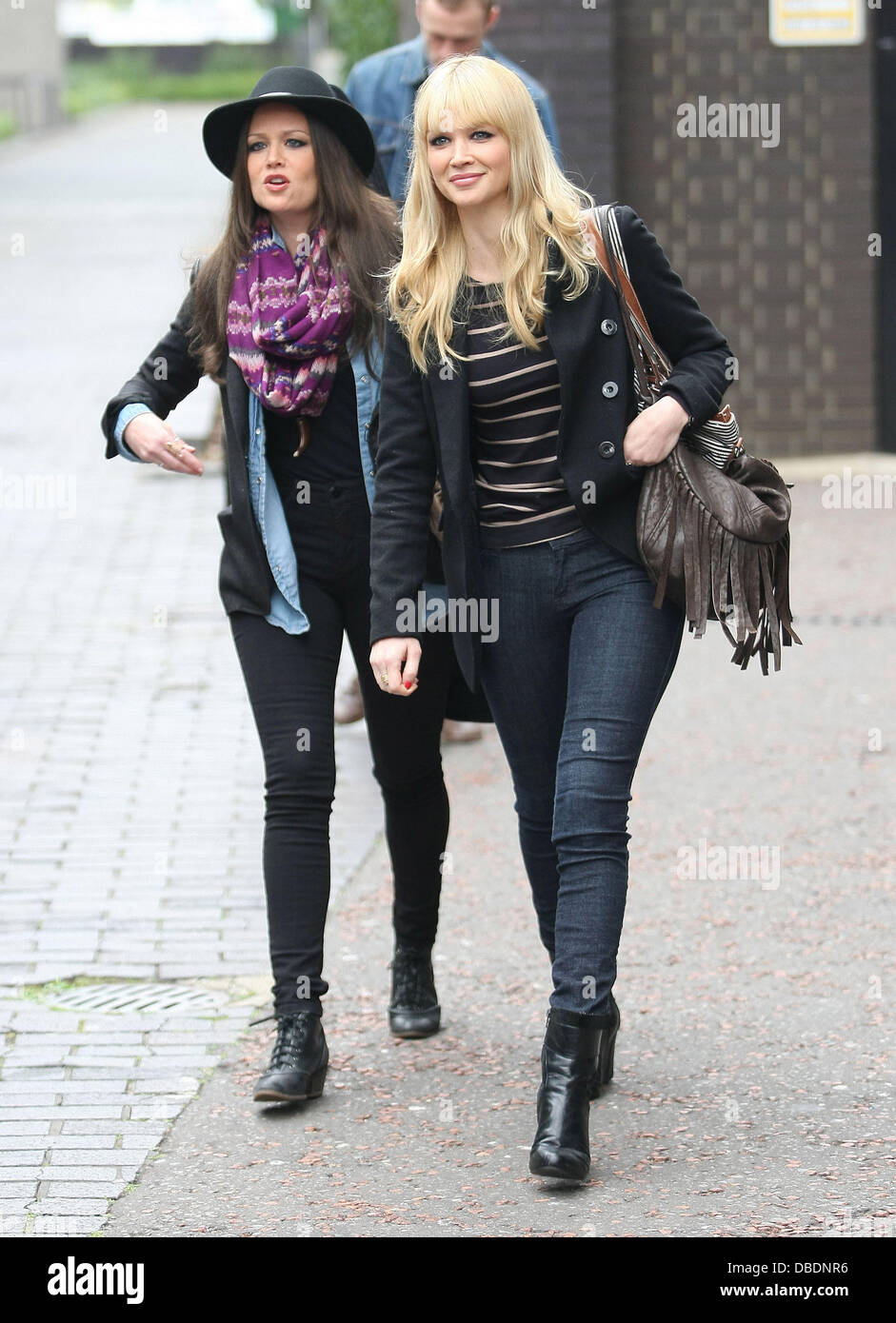 Allison Pierce and Catherine Pierce of The Pierces at the ITV studios ...