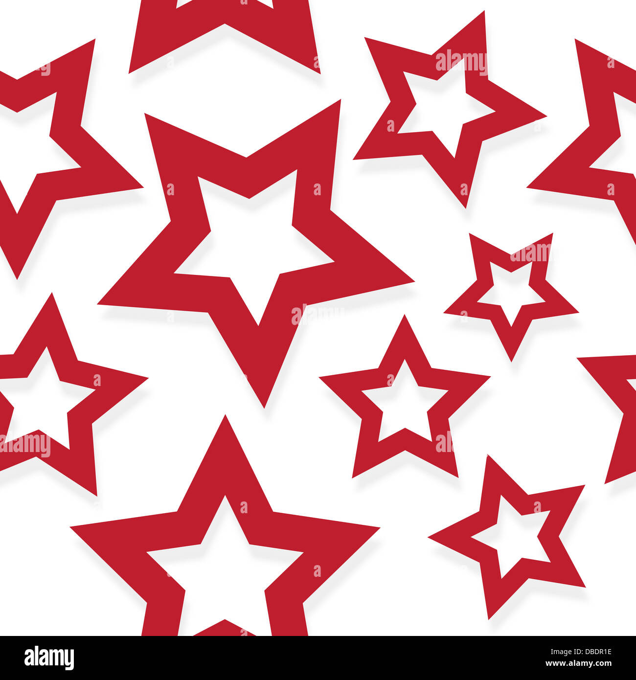 red shadowed stars pattern, abstract seamless texture, vector art ...