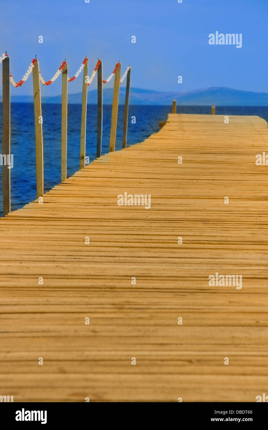 Wooden peer hi-res stock photography and images - Alamy