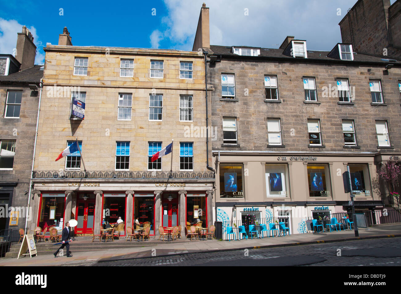 Edinburgh new town scotland street hi-res stock photography and images ...