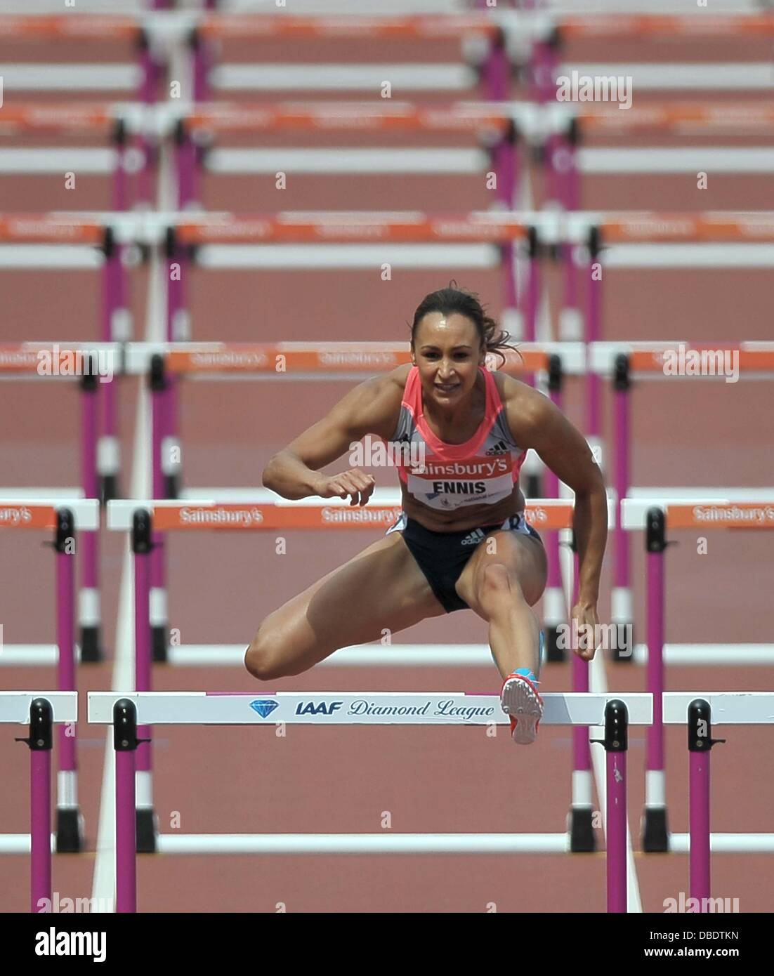 2013 jessica ennis hill gbr sainsburys hi-res stock photography and ...