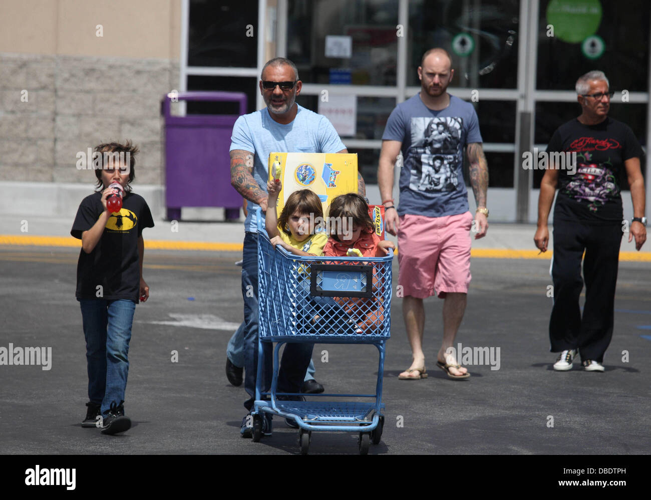 Christian Audigier takes his three sons, Dylan, Rocco and Vitto, to ...