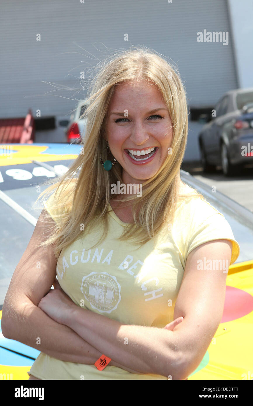 Jenn Gotzon, at the Celebrity Go-Kart Tournament benefiting the ...
