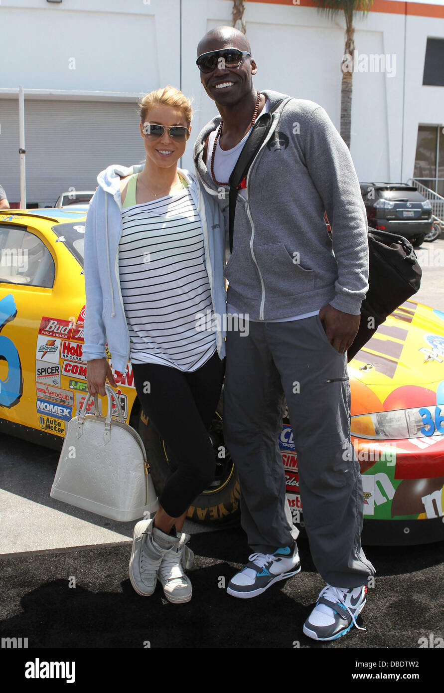 Amy Lynn Grover and Keith Mitchell, at the Celebrity Go-Kart Tournament ...